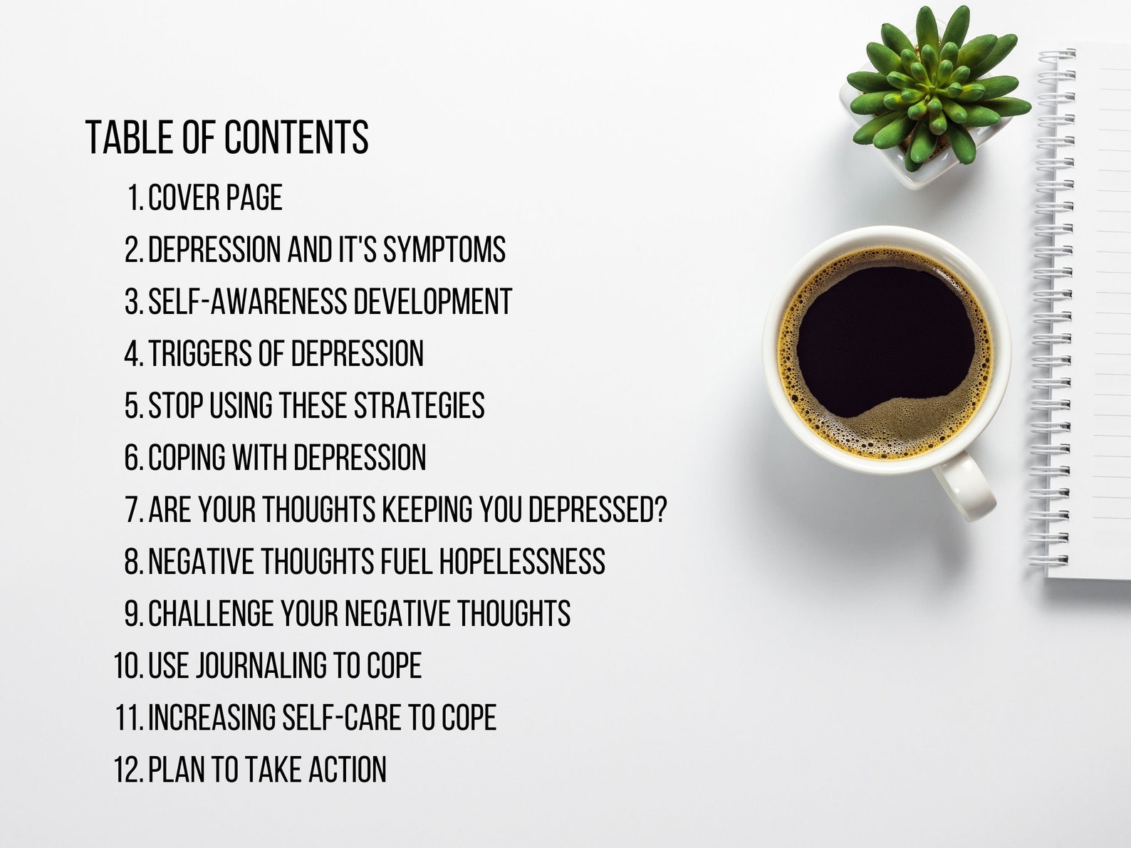 Depression CBT Workbook Worksheets for Therapists Counseling - Etsy