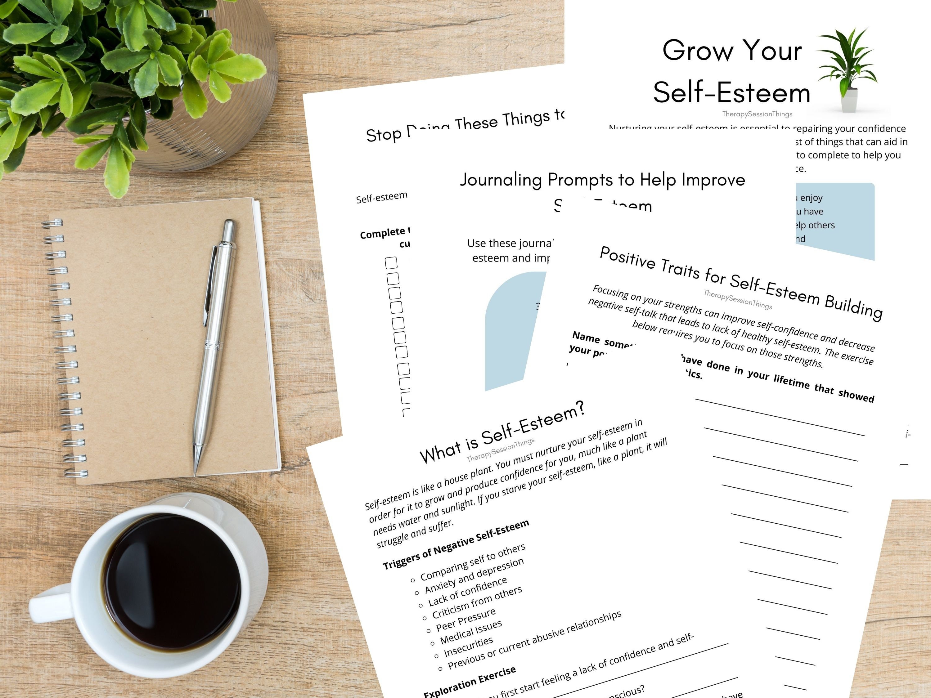 Self-esteem Building Worksheets, Teach Self-confidence, Addiction ...