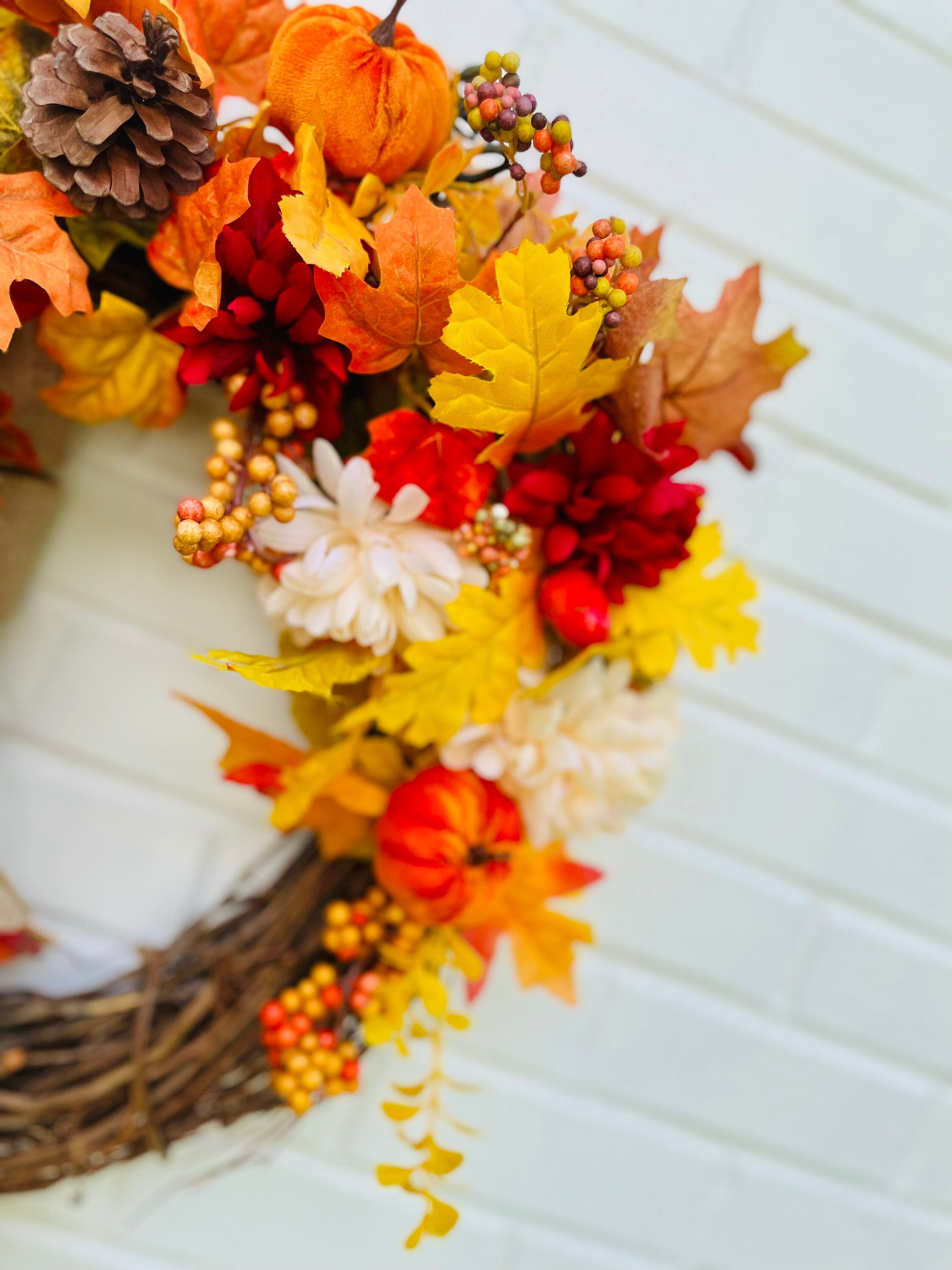 Fall Wreath Autumn Wreath Front Door Decor Housewarming - Etsy