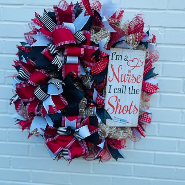 Nurse Wreath - Etsy