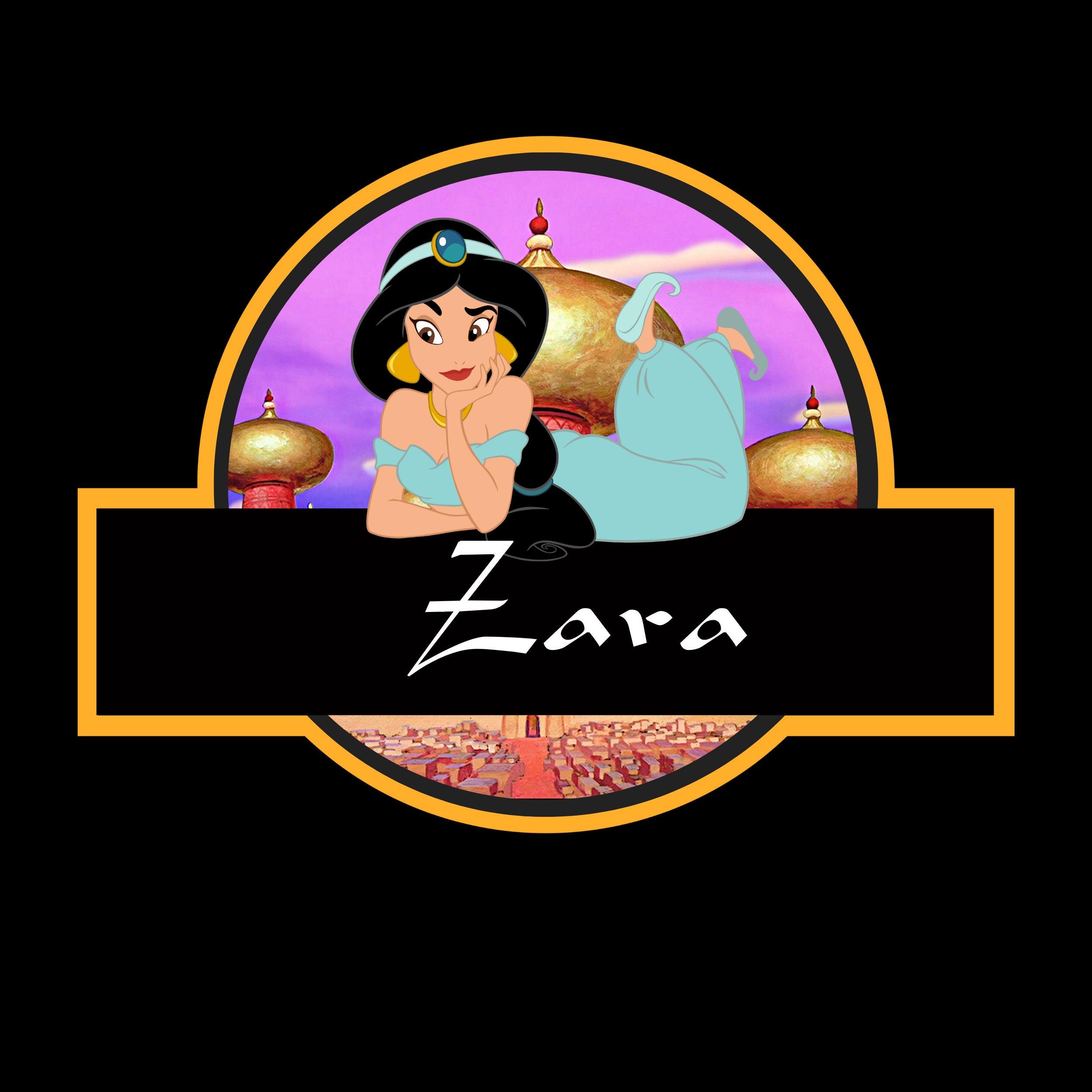 93 Girl Princess Jasmin Name Tags PNG - Etsy