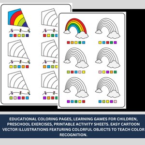 Educational Coloring Pages| Learning Games for Children| Preschool ...