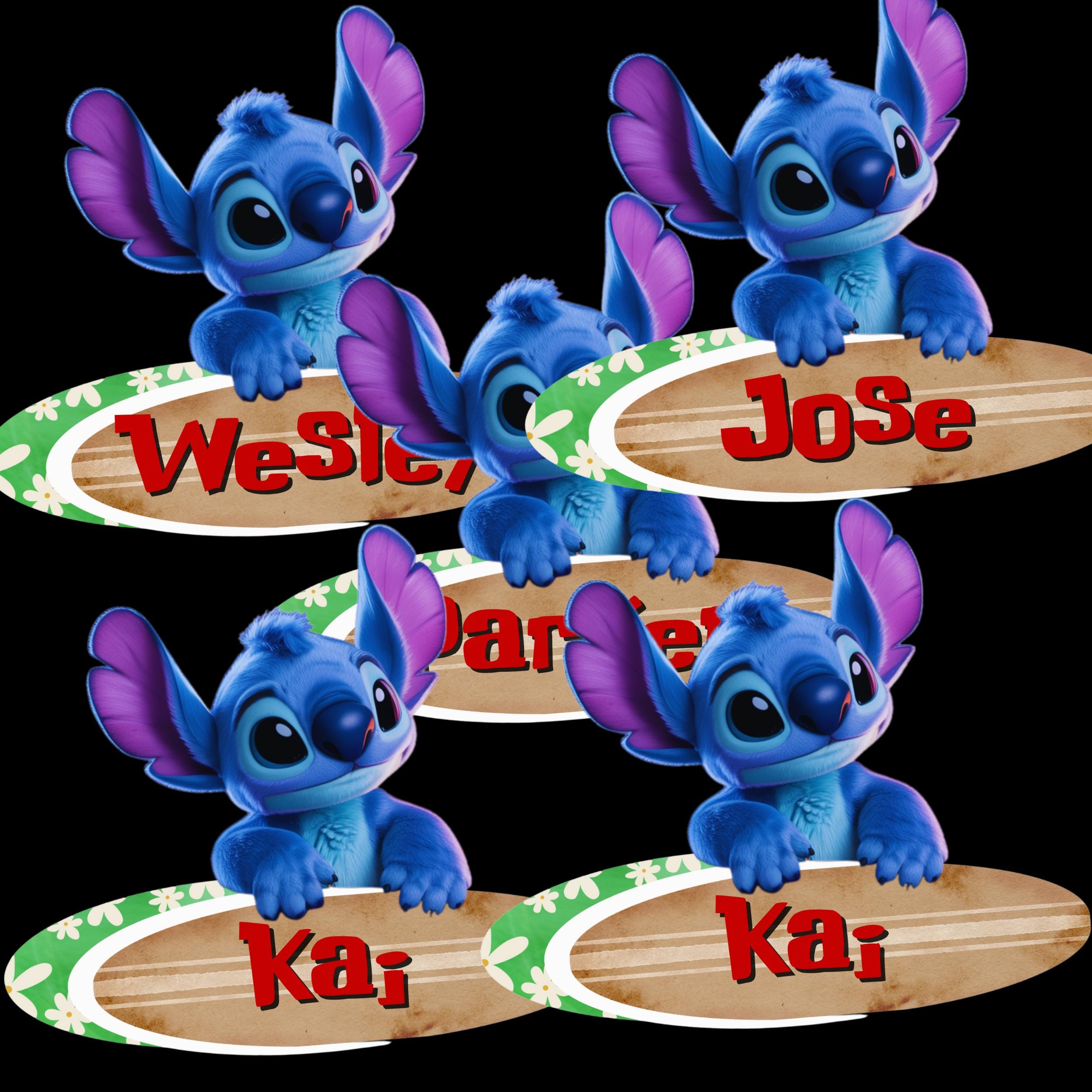 Stitch Customizable List of 100 Boy Names PNG | Editable | Personalized ...