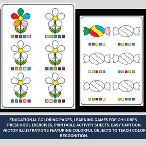 Educational Coloring Pages| Learning Games for Children| Preschool ...
