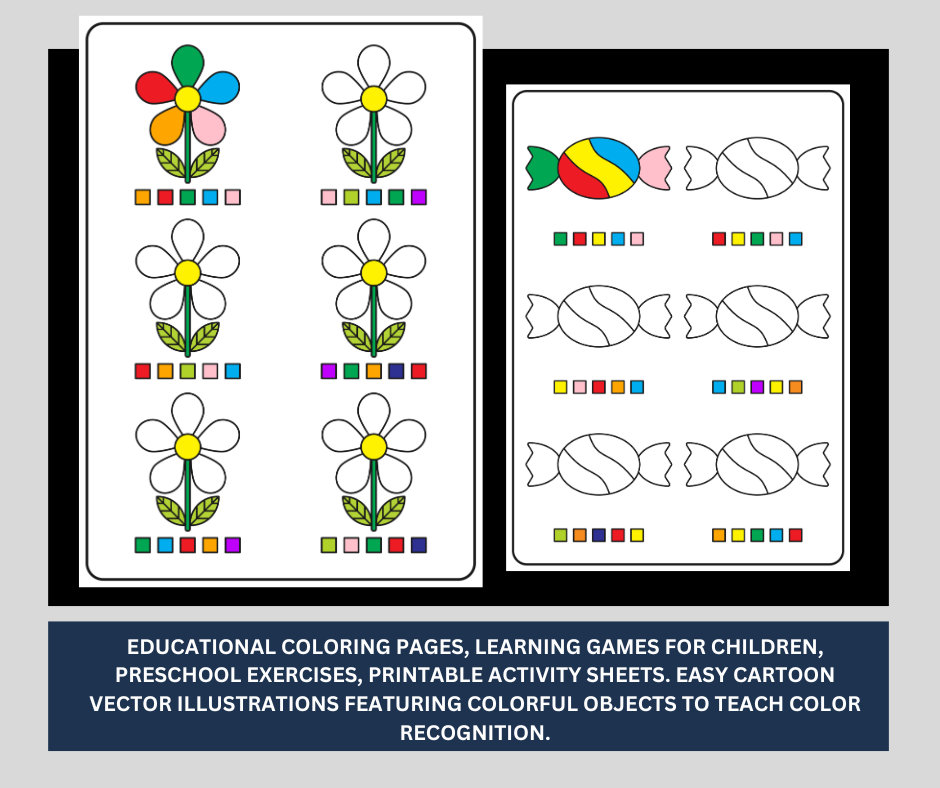 Educational Coloring Pages| Learning Games for Children| Preschool ...