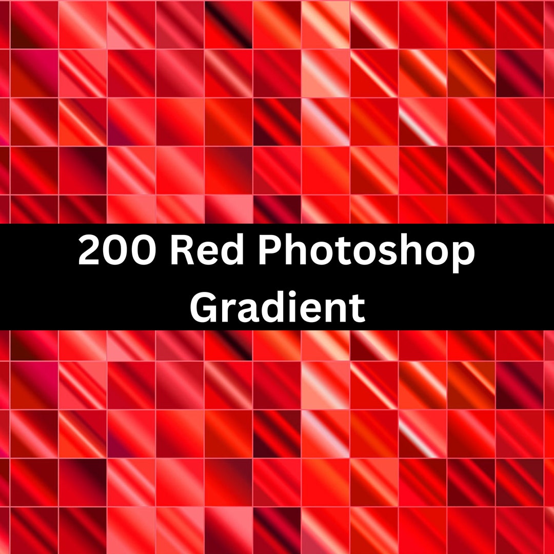 200 Red Photoshop Gradients - Etsy