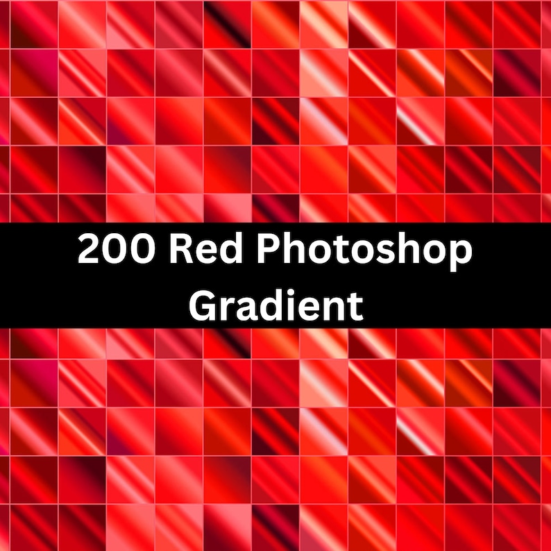 200 Red Photoshop Gradients - Etsy