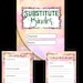 Substitute Binder ,teacher Substitute ,sub Teacher Binder , Digital ...