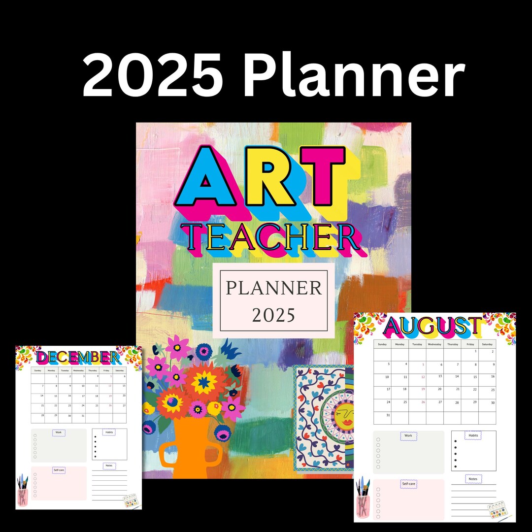 ART Teacher Planner 2025 - Etsy