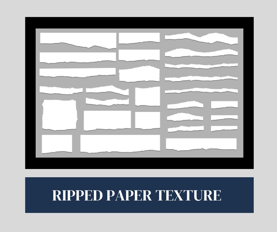 Ripped Paper Texture - Etsy
