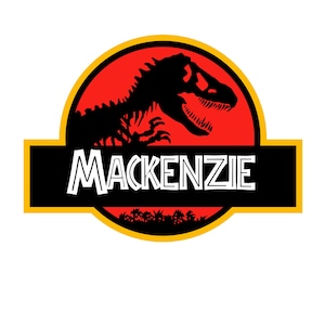 Jurassic Park Names|600+ Png Files| Customized Request - Etsy