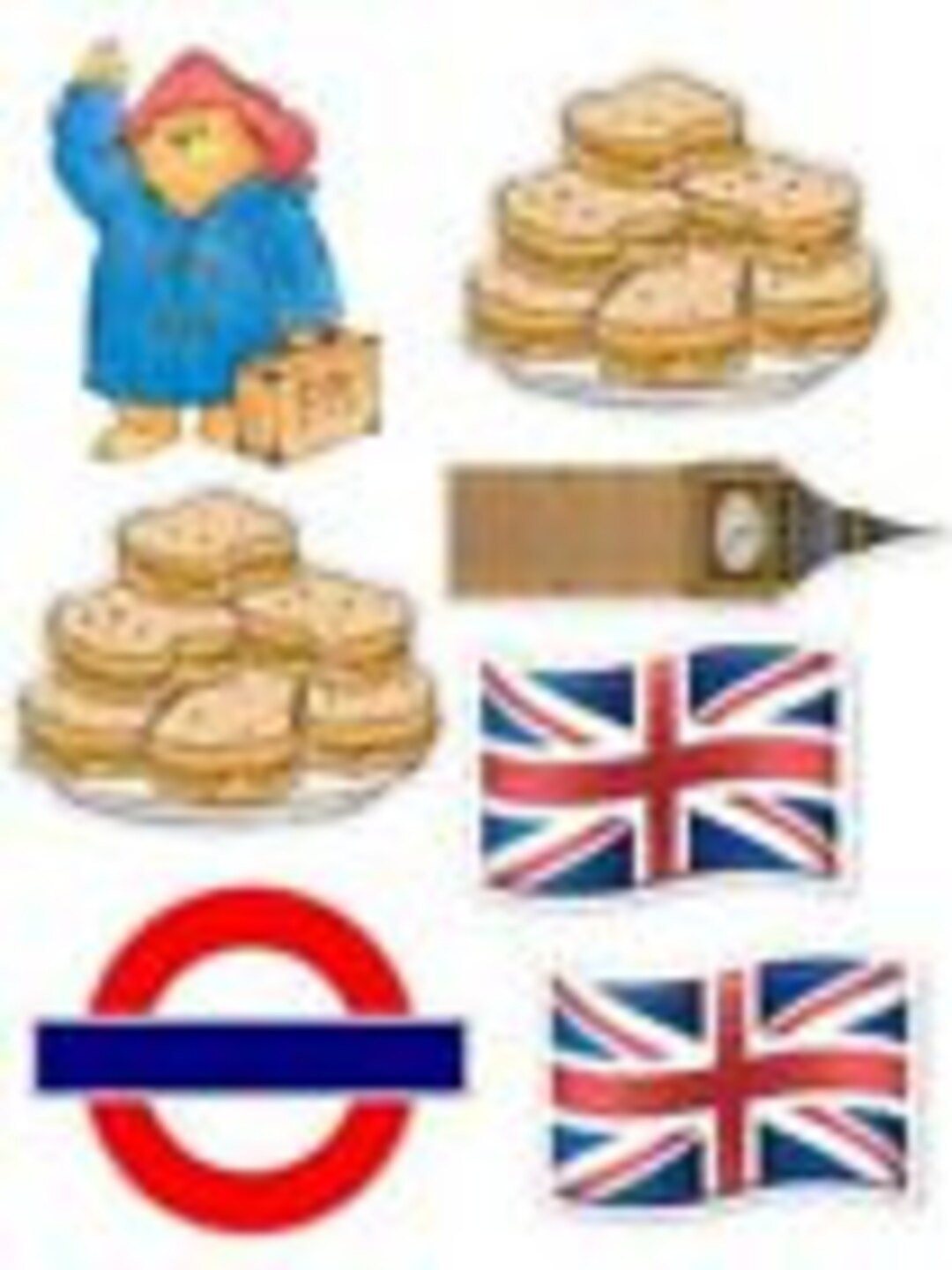 Paddington Bear Cake Topper Sheet - Etsy UK