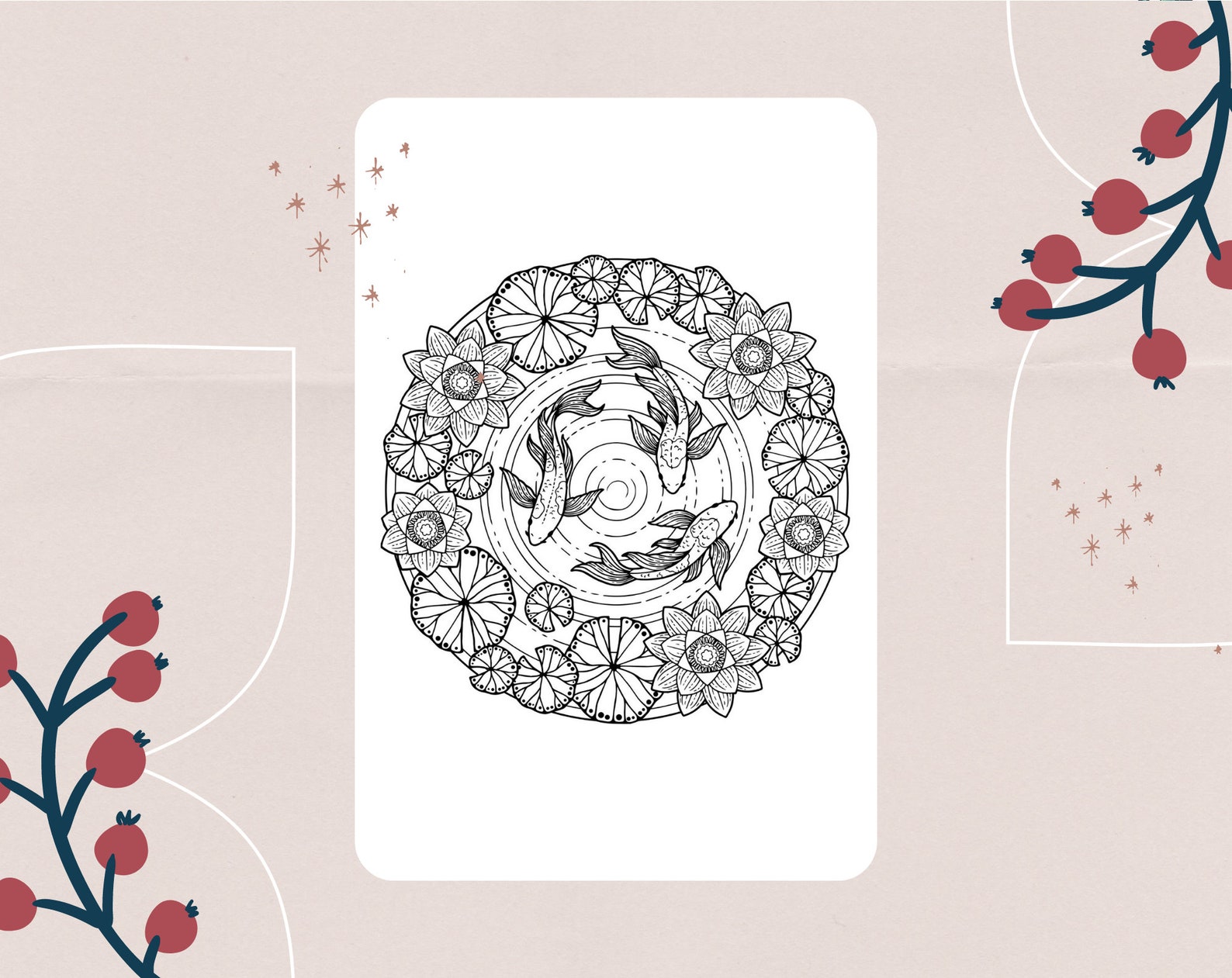 Asian Theme Coloring Book / Instant Download PDF Pages - Etsy