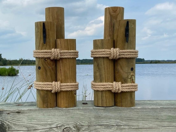 Wood Dock Posts