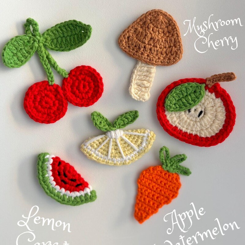 Crocheted Magnets - Etsy