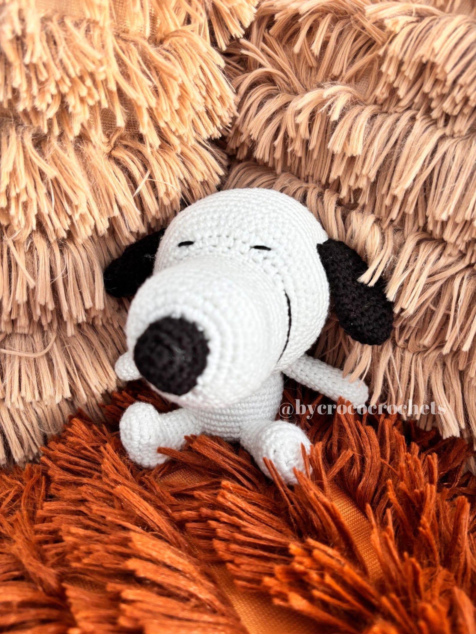 No Sew Snoopy Pattern No Sew Amigurumi Crochet Plushie Pattern Easy ...