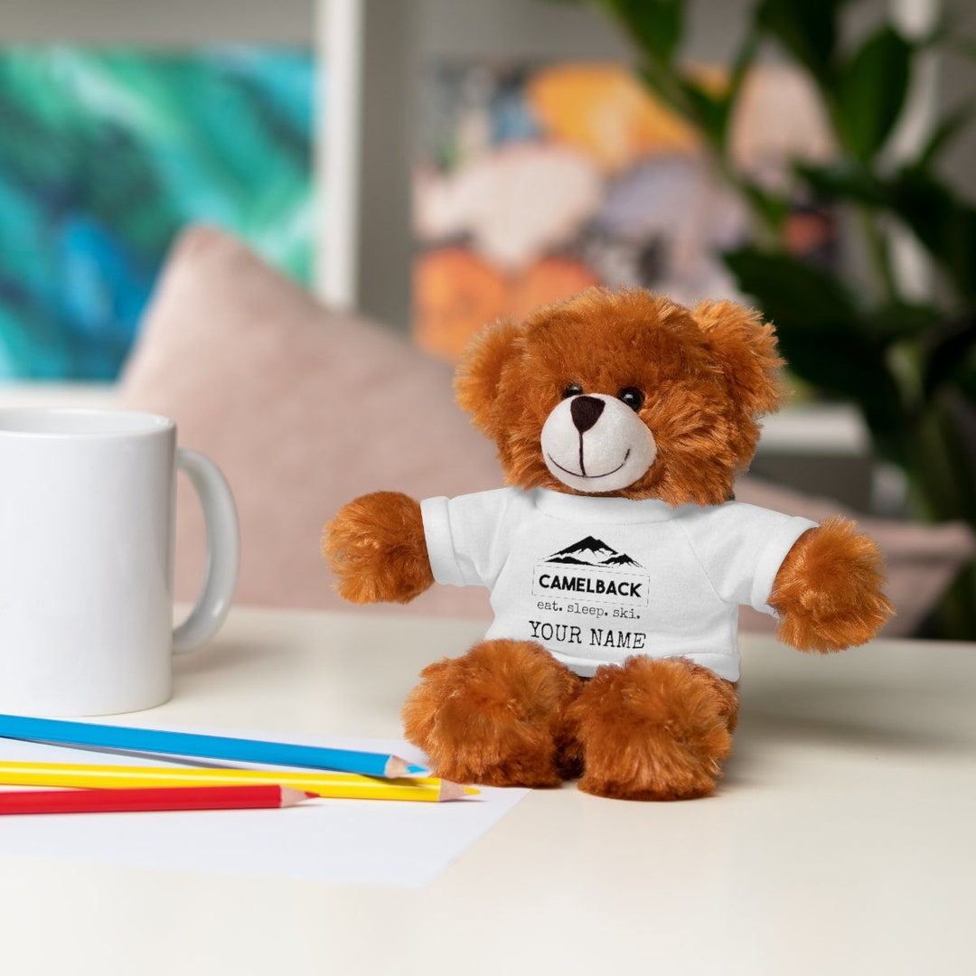 Camelback - Personalized Stuffed Animal With Tee, Custom Toy, Skiing ...