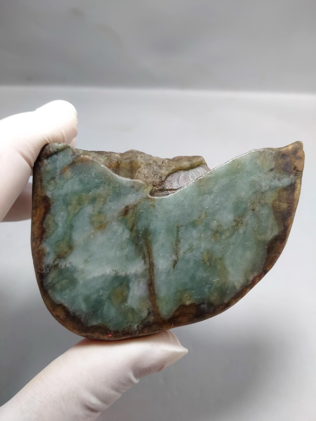 Burmese Jadeite Jade 202 Grams Authenthic Grade A Natural Untreated ...