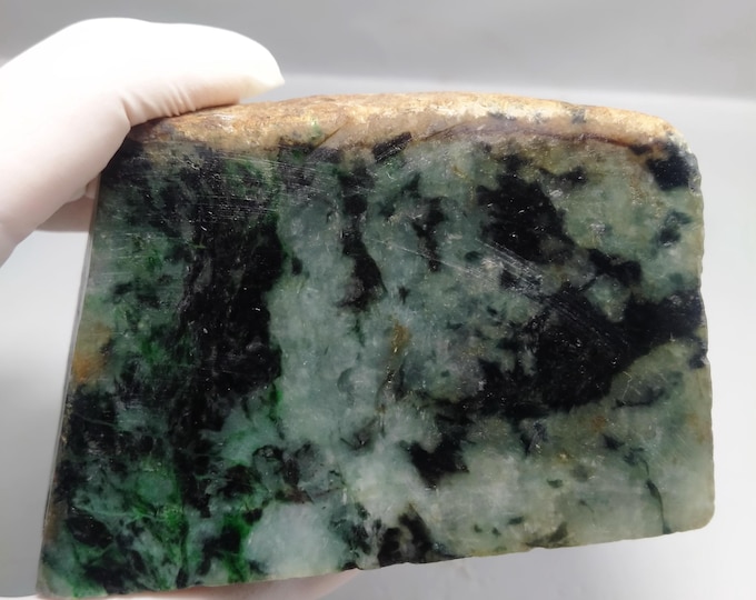 Burmese Jadeite Jade 383 Grams Authenthic Grade A Natural Untreated ...