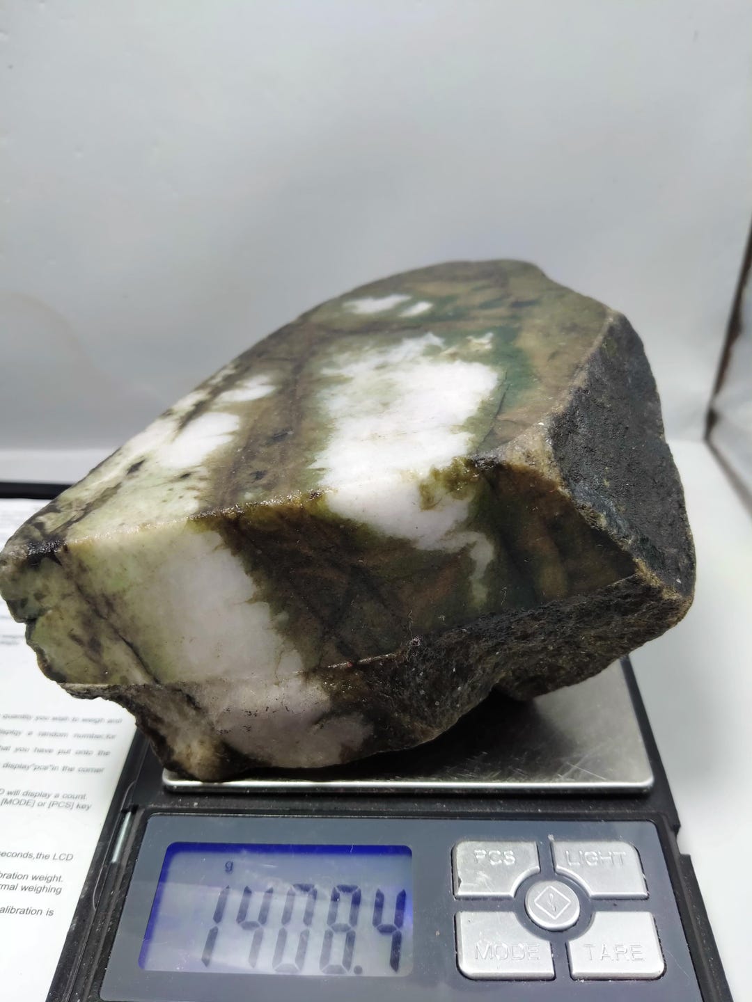 Burmese Jadeite Jade 1408 Grams Authenthic Grade A Natural Untreated ...