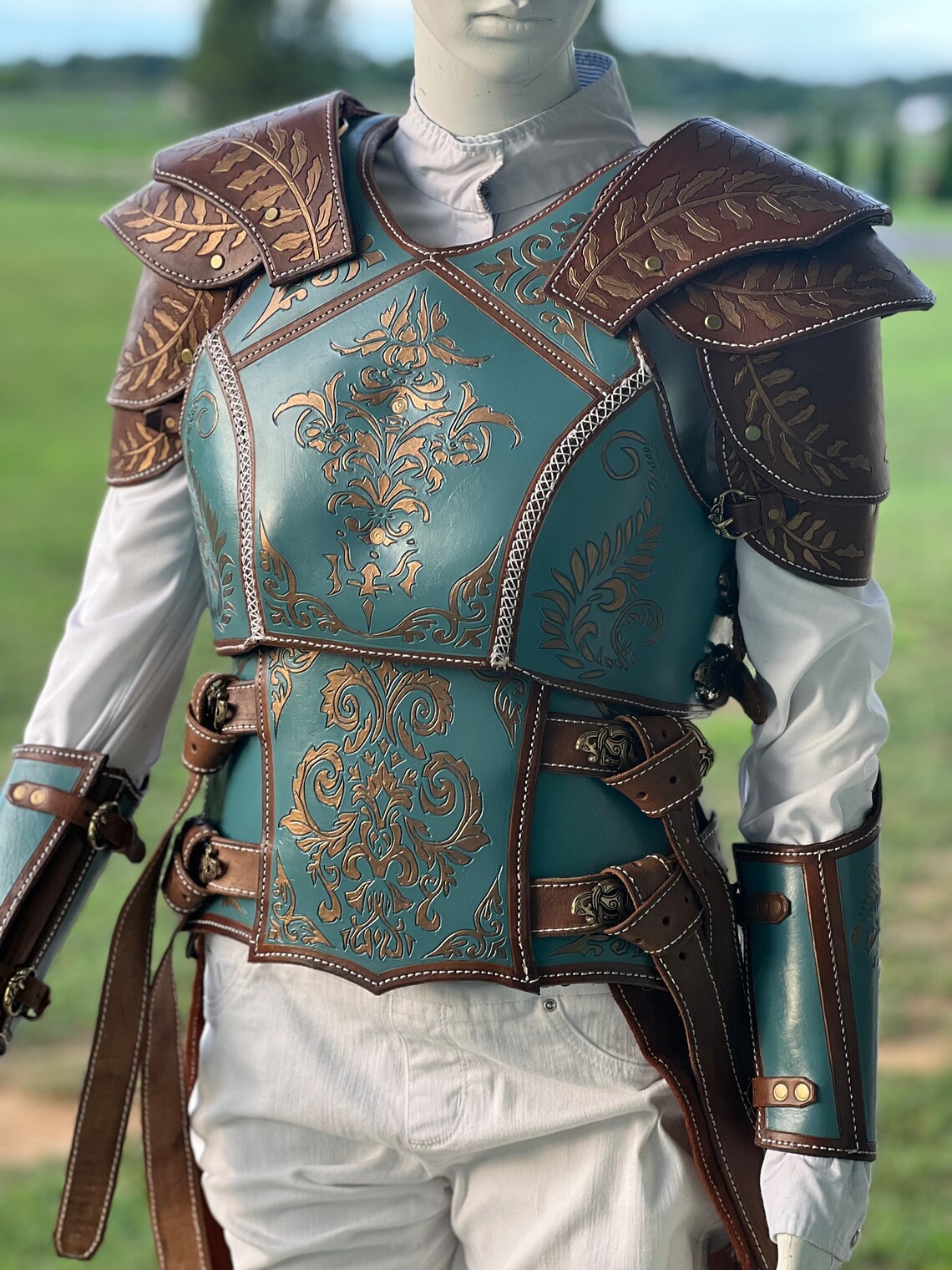 Coastal Leather Armor - Etsy