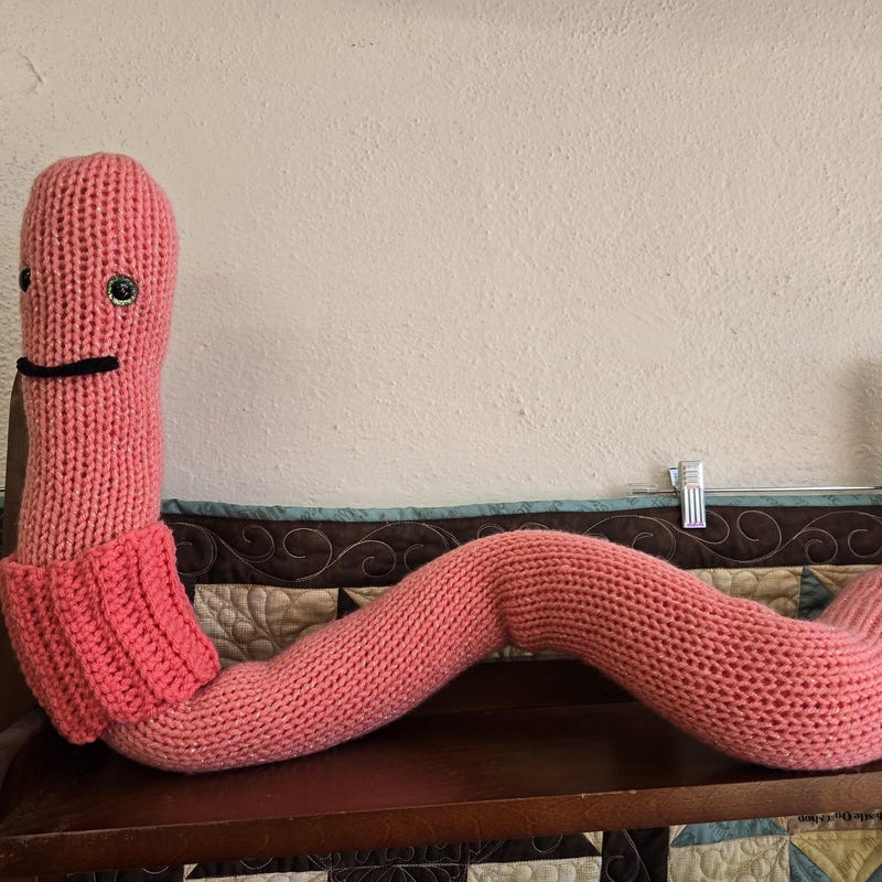Worm Plush - Etsy