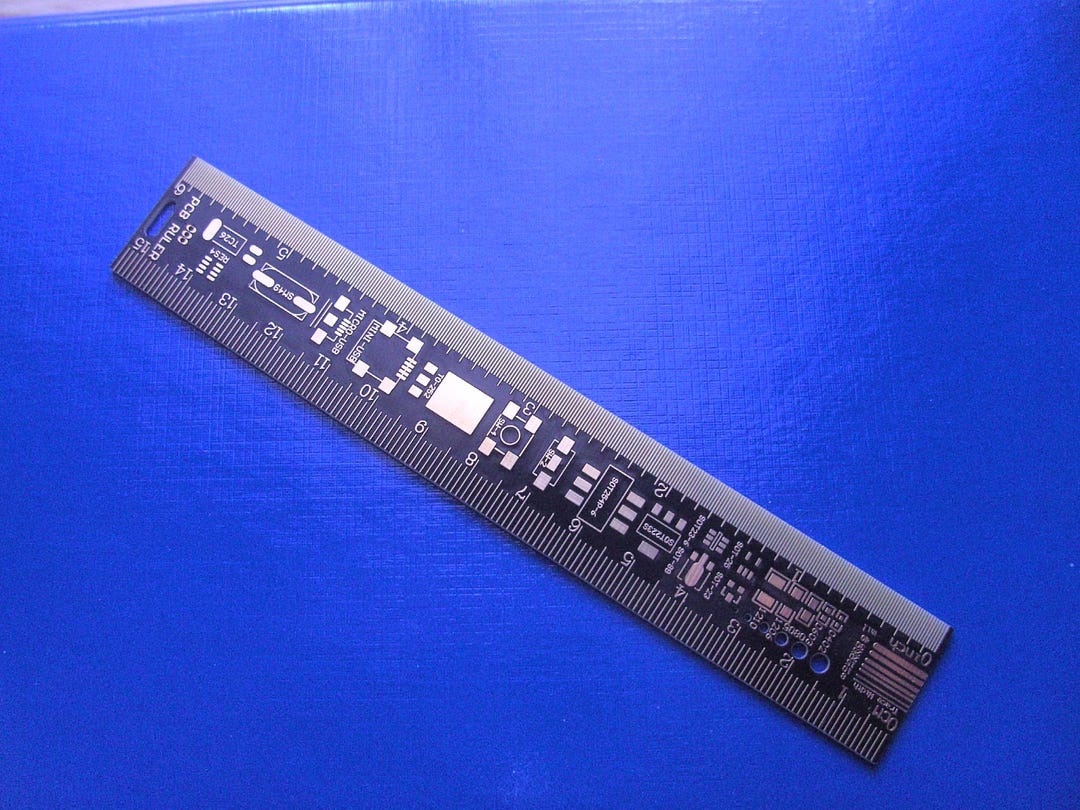 PCB Reference Ruler Printed Circuit Board Ruler Measuring Tool for ...