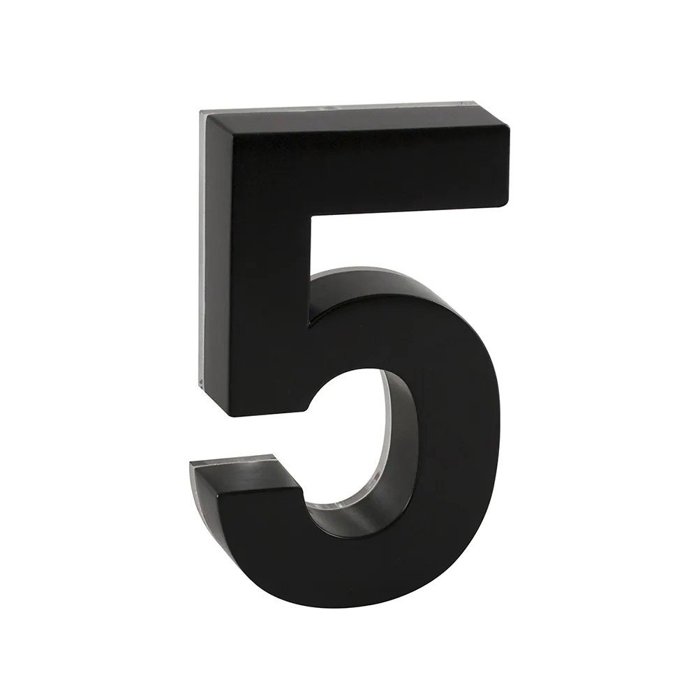 Modern LED 6 Backlit House Number for Home 5 Address Sign,taymor - Etsy ...