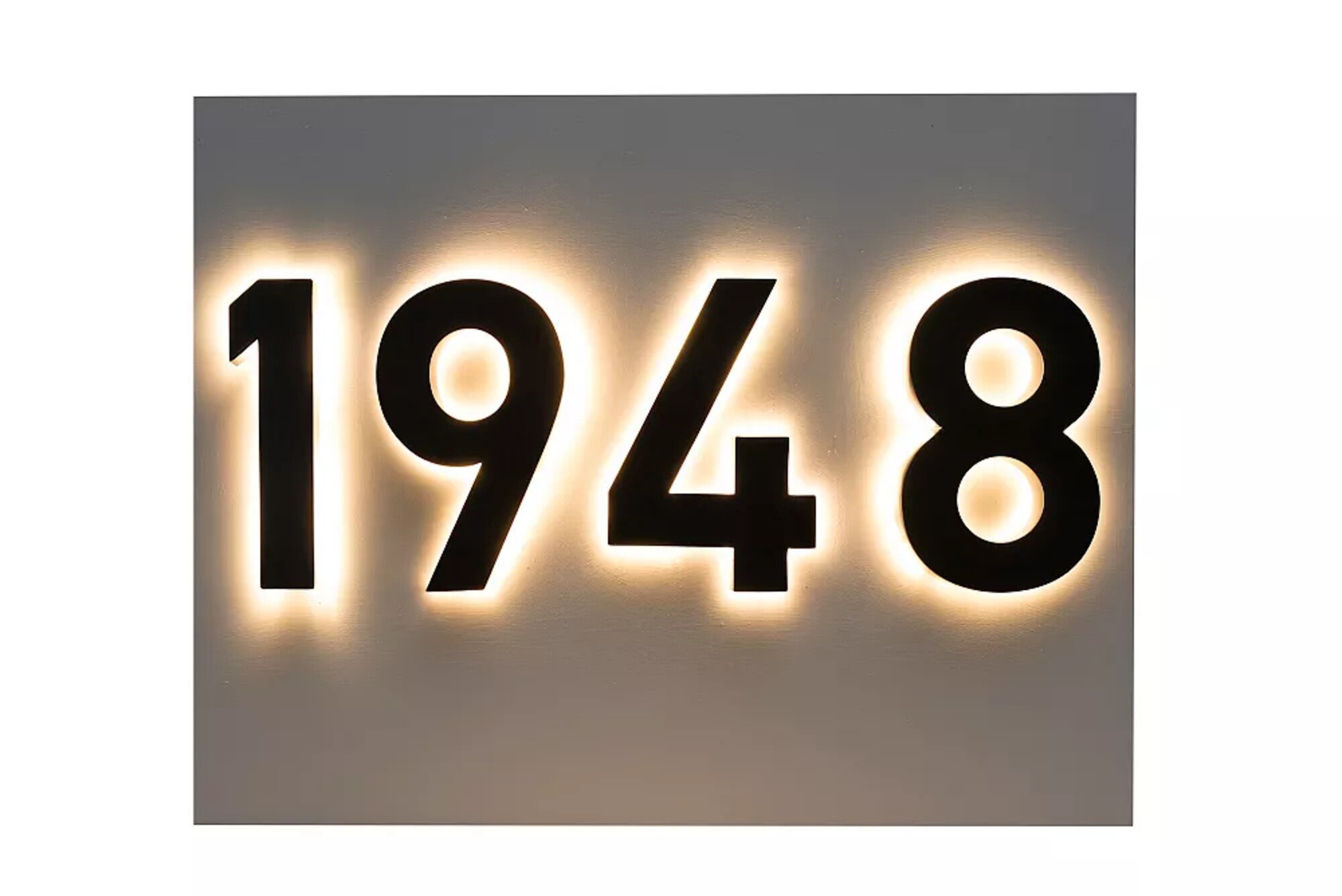 Modern LED 6 Backlit House Number for Home 6 Address Sign,taymor - Etsy