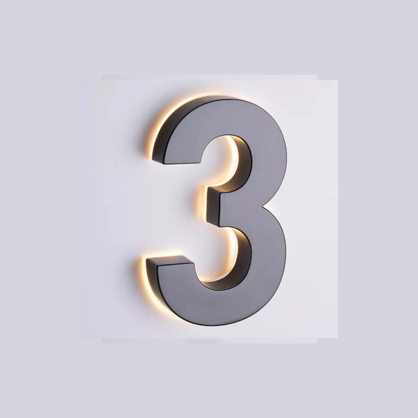 Led House Numbers - Etsy