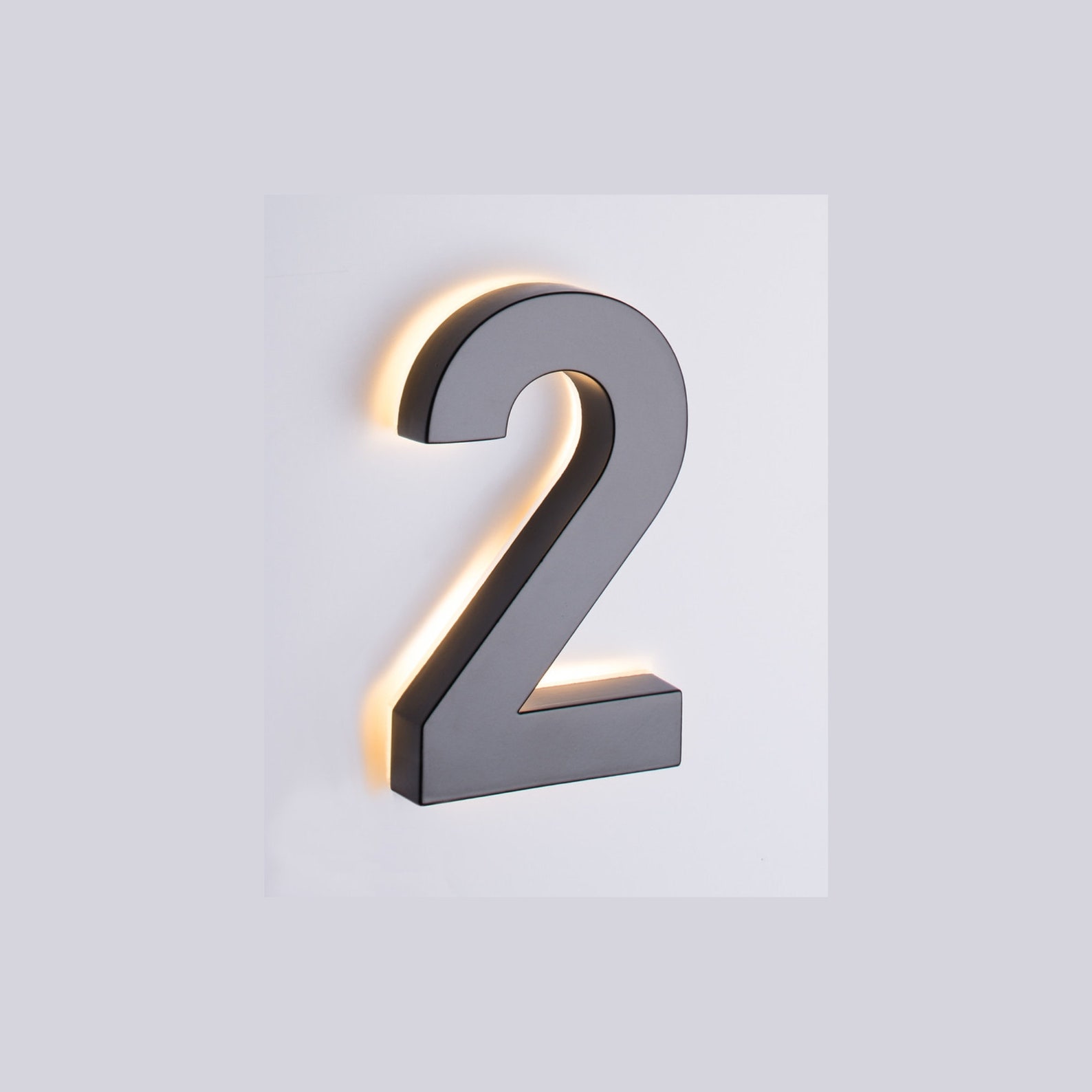 Modern LED 6 Backlit House Number for Home 2 Address Sign,taymor - Etsy