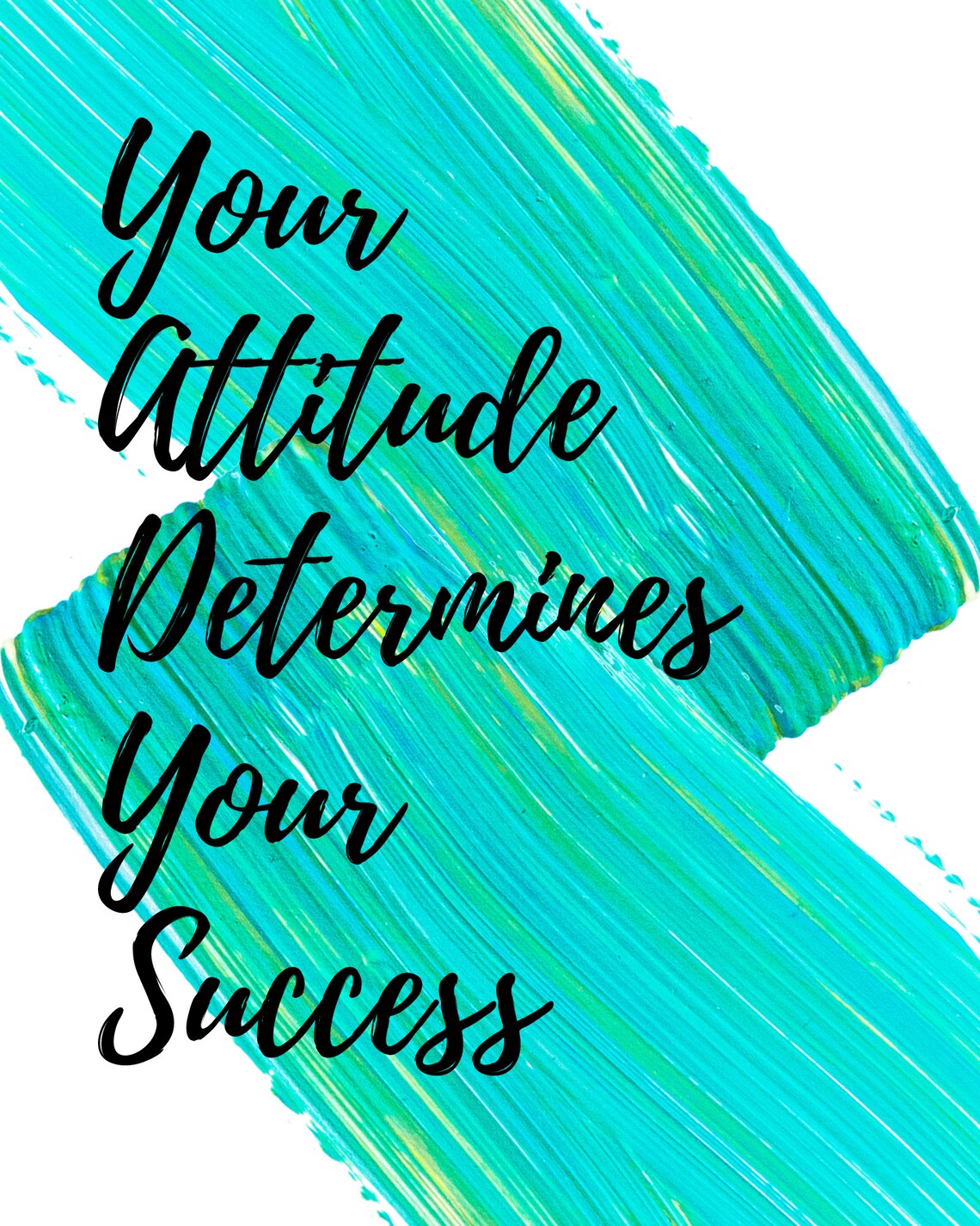 Your Attitude Determines Your Success: Downloadable | Etsy Your Attitude Determines Your Success: Downloadable | Etsy