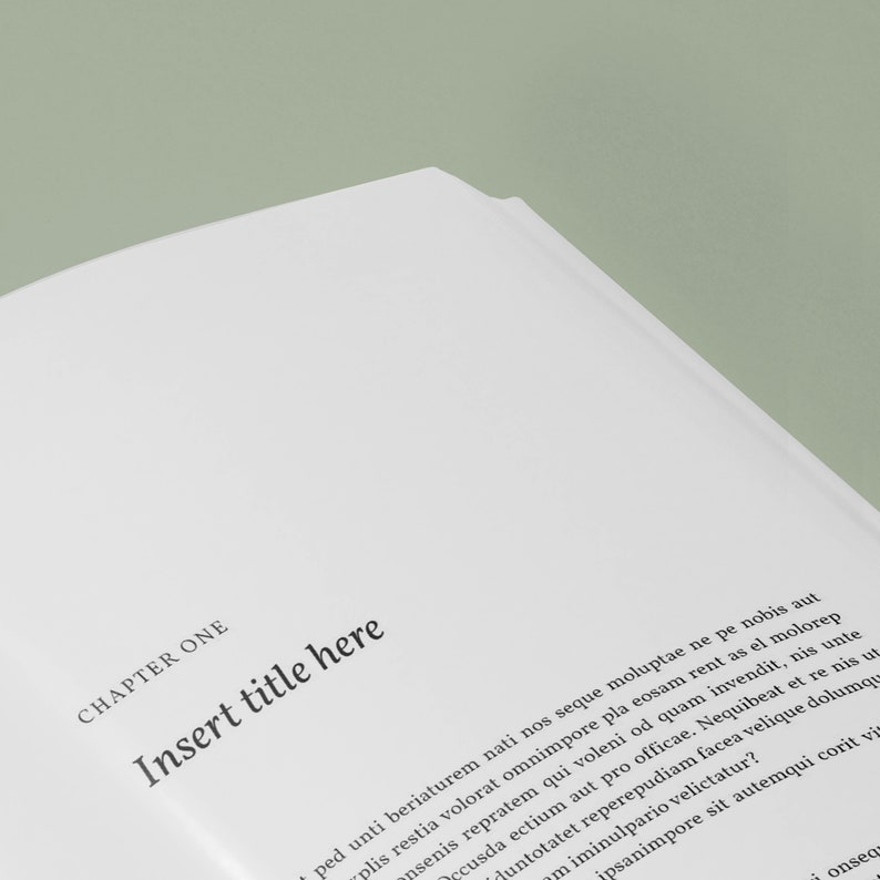 JANE Indesign Affinity Publisher Book Layout Template 6x9 Interior ...