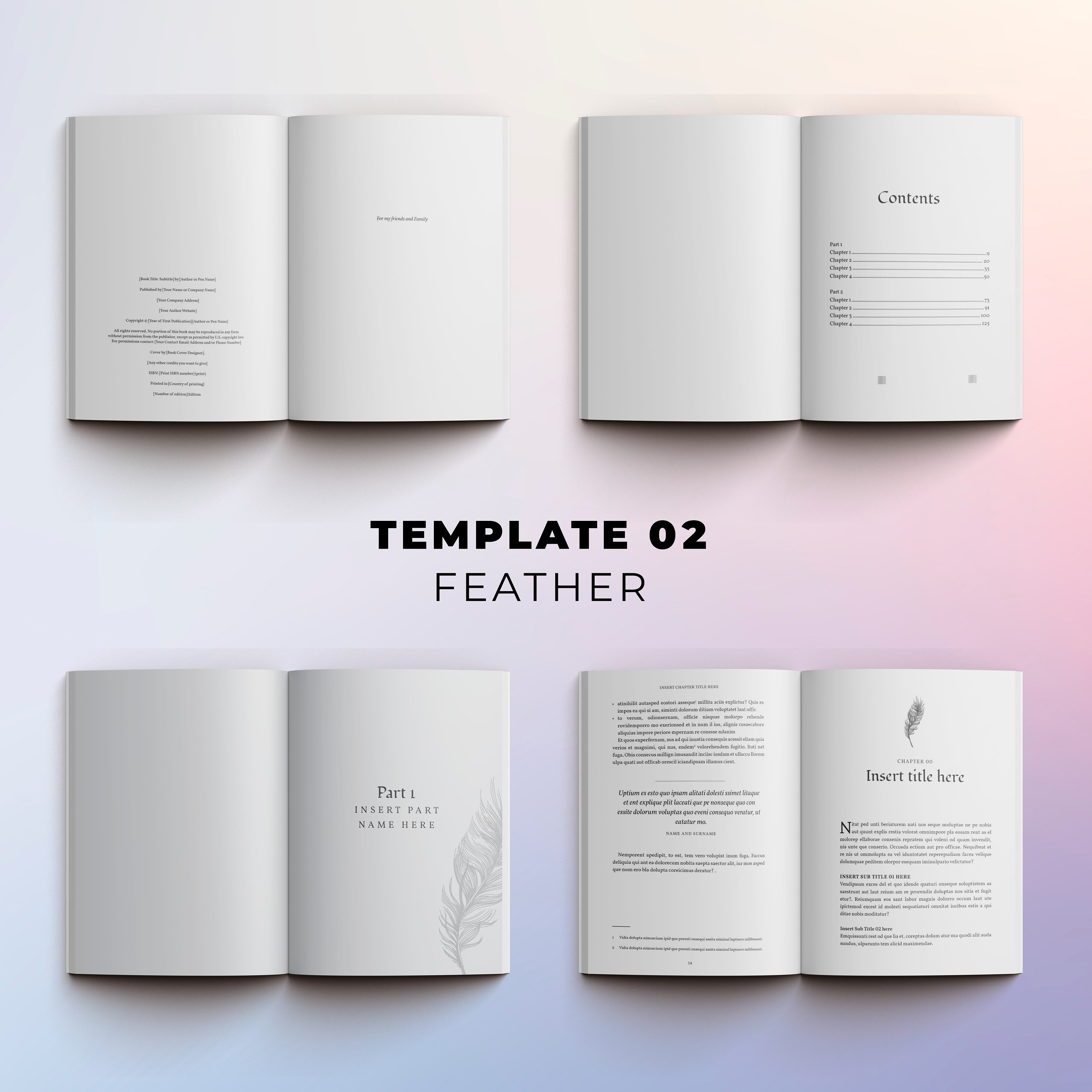 FANTASY BUNDLE Indesign Book Template | 6x9 Layout | Interior Pages ...