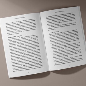 Indesign Book Template | 7x10 Interior Pages| KDP | Classic Novel ...