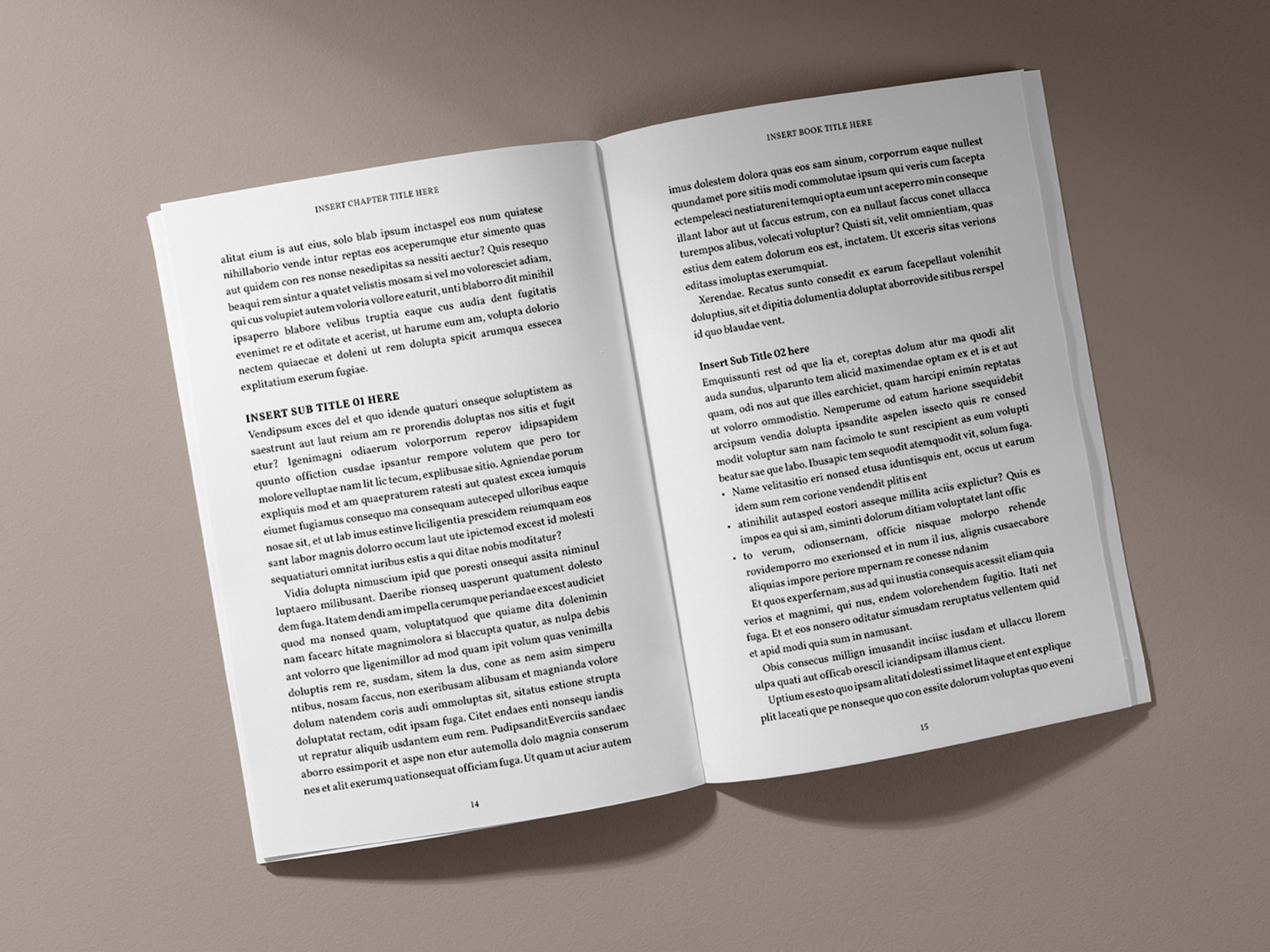 Indesign Book Template | 7x10 Interior Pages| KDP | Classic Novel ...