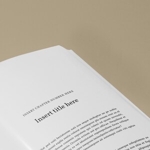 BERT Indesign Affinity Publisher Book Template | 6x9 Interior Pages ...