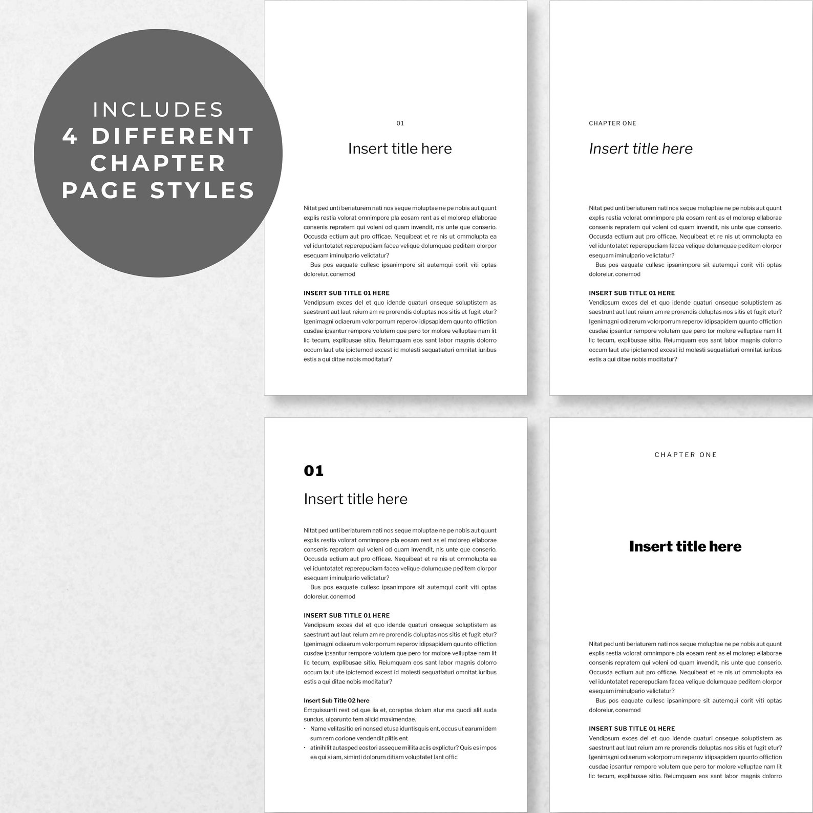 MODERN Indesign Book Template 6x9 Interior Pages Novel - Etsy