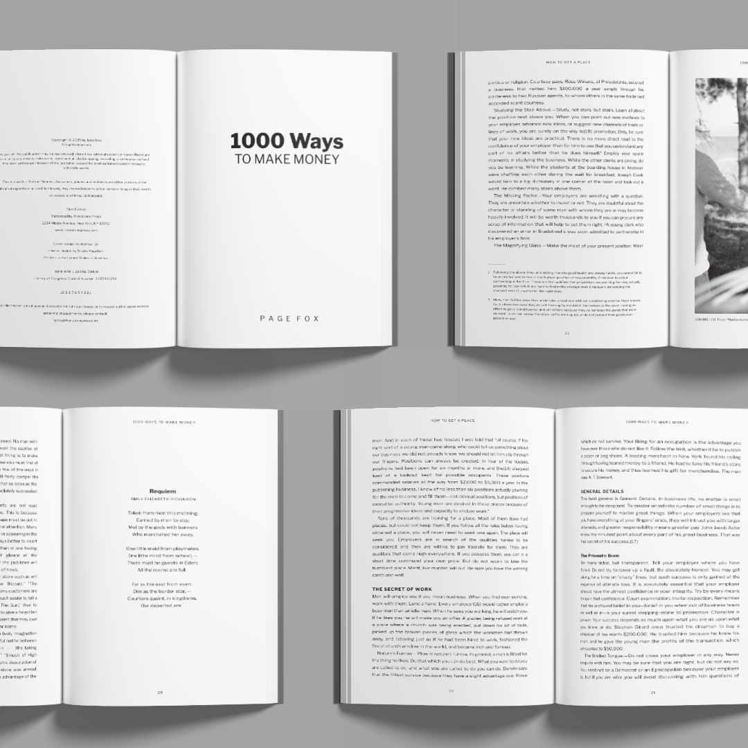 6x9 Modern Indesign Affinity Publisher Book Layout Template for Self ...