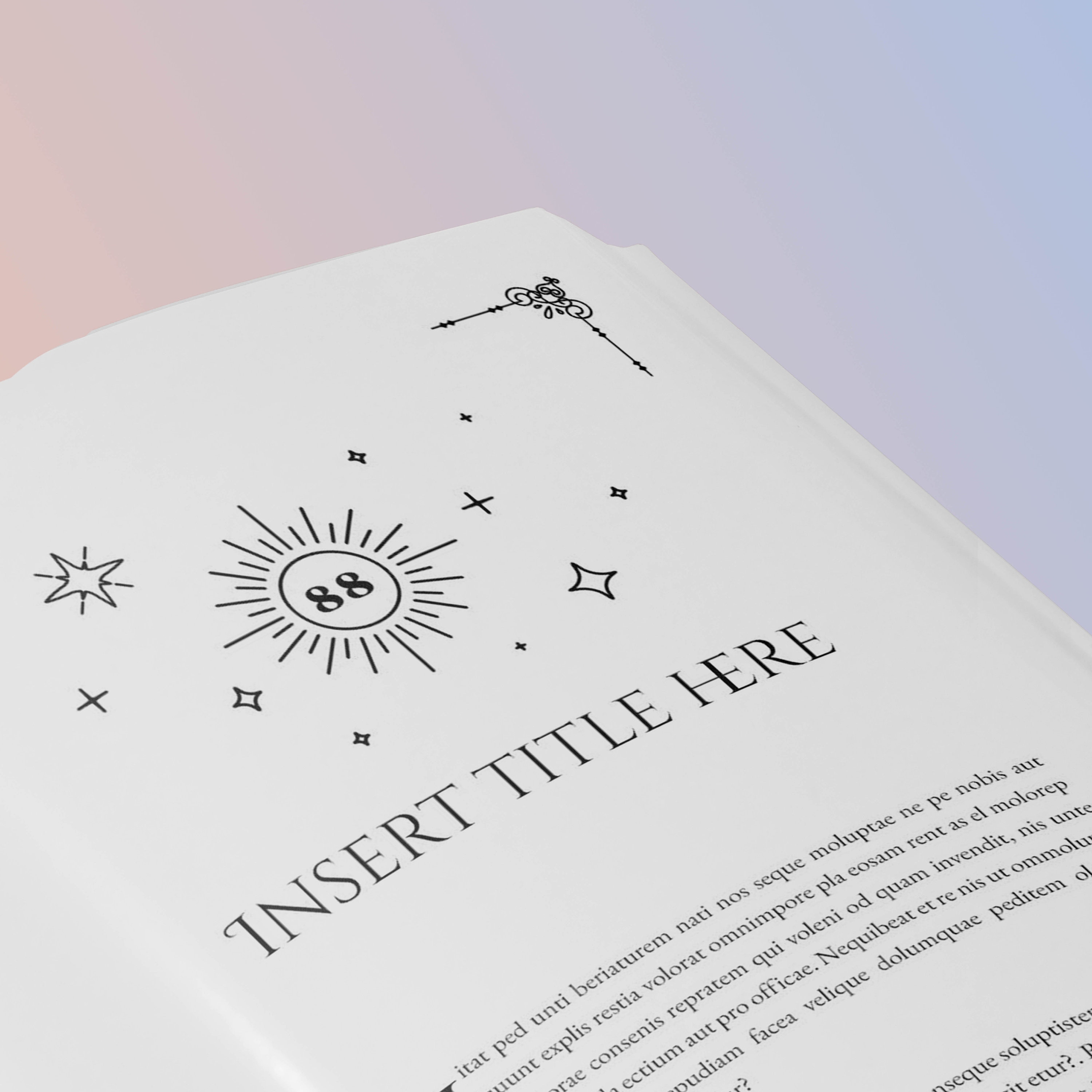 DREAMER Indesign Book Template 6x9 Interior Pages KDP Novel Self ...