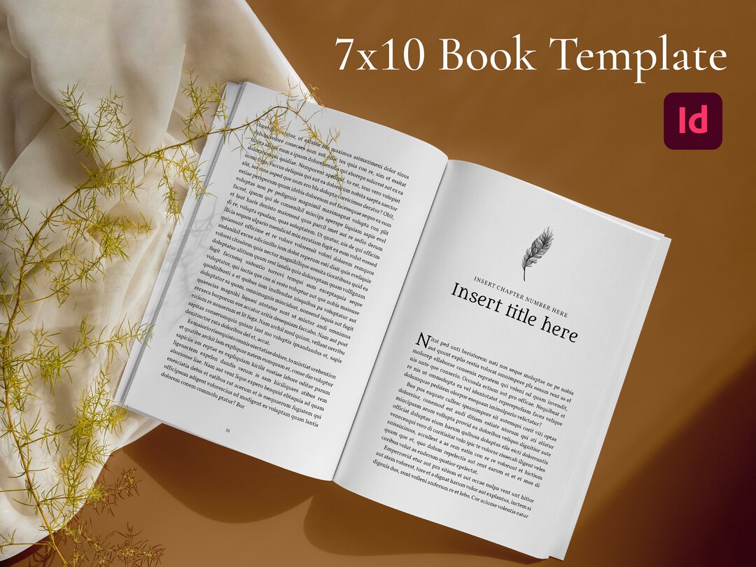 MAGICAL Indesign Book Template Book Layout 7x10 Interior Pages KDP ...