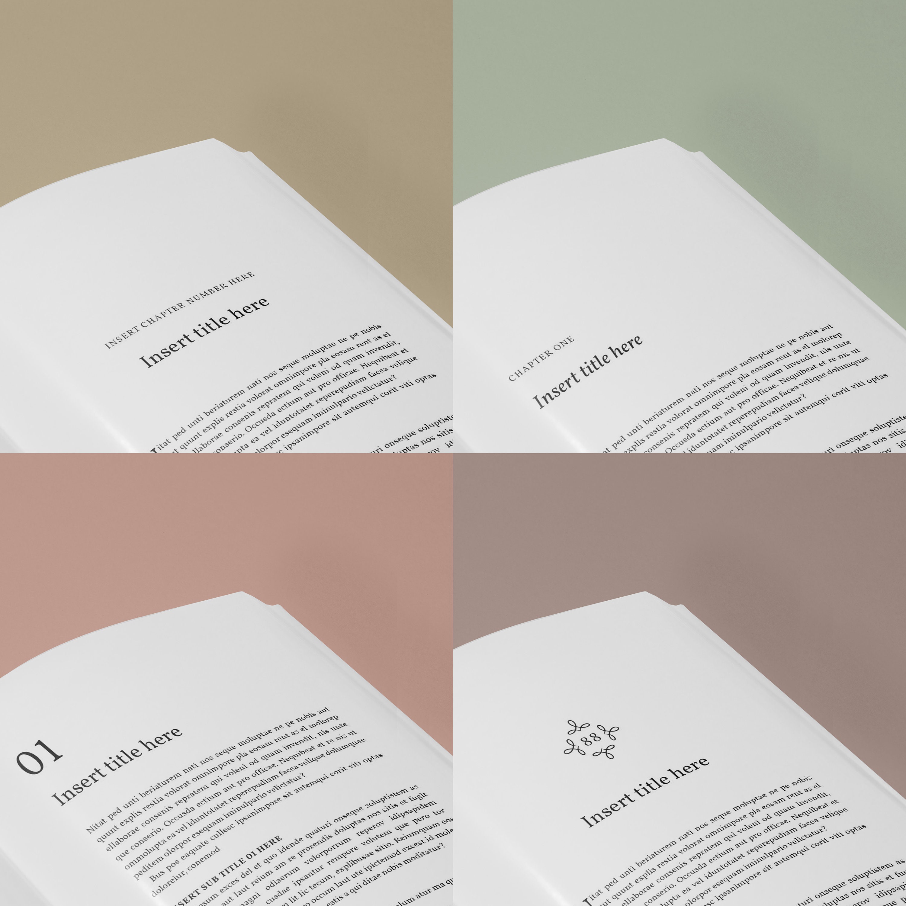 CLASSIC BUNDLE Indesign Book Template Affinity Publisher 6x9 Interior ...