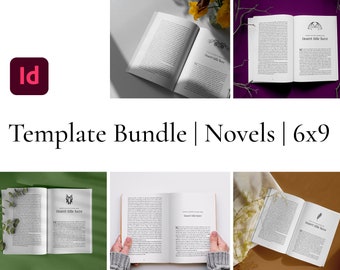 FANCY Indesign Book Template 6x9 Interior Pages Novel - Etsy