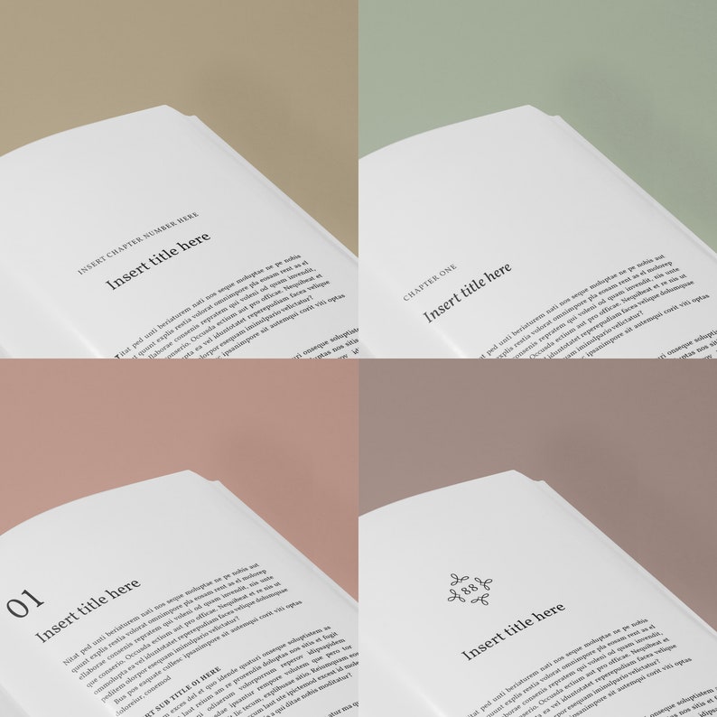 CLASSIC Indesign & Affinity Publisher Book Template Bundle | 6x9 Layout ...
