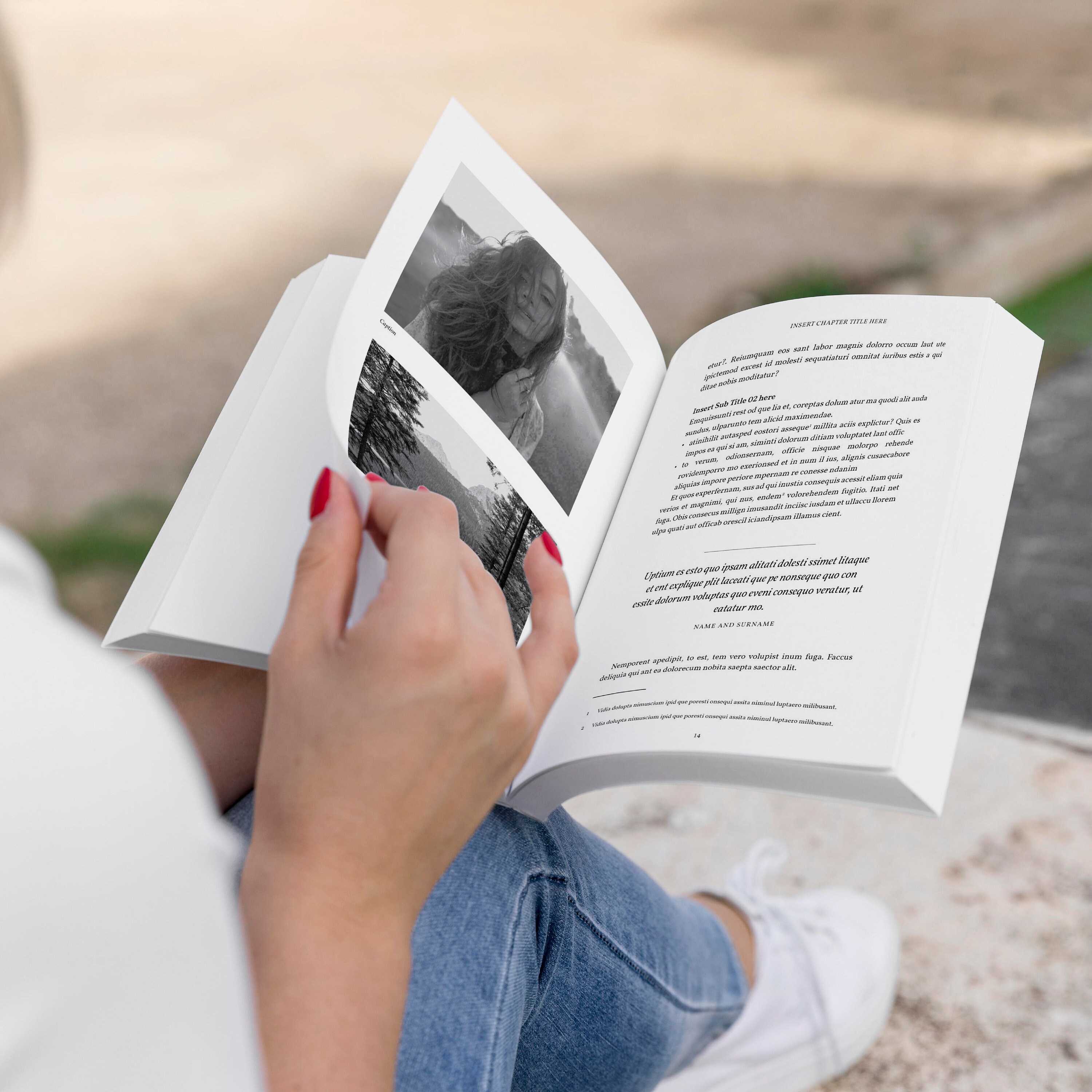 LORA Indesign Affinity Publisher Book Layout Template | 6x9 Interior ...