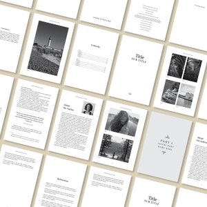 BERT Indesign Affinity Publisher Book Template | 6x9 Interior Pages ...