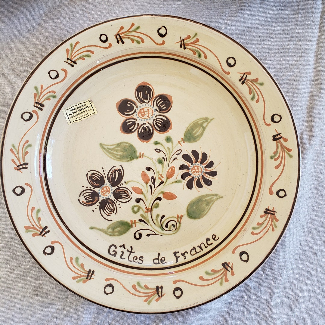 Vintage Alsatian Dish Soufflenheim - Etsy