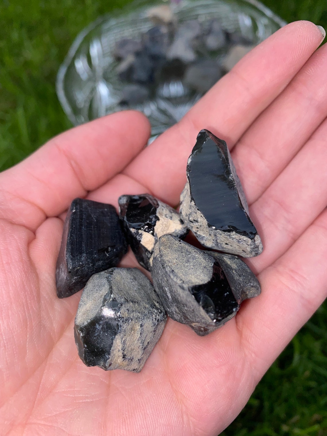 Raw Rainbow Obsidian | Etsy