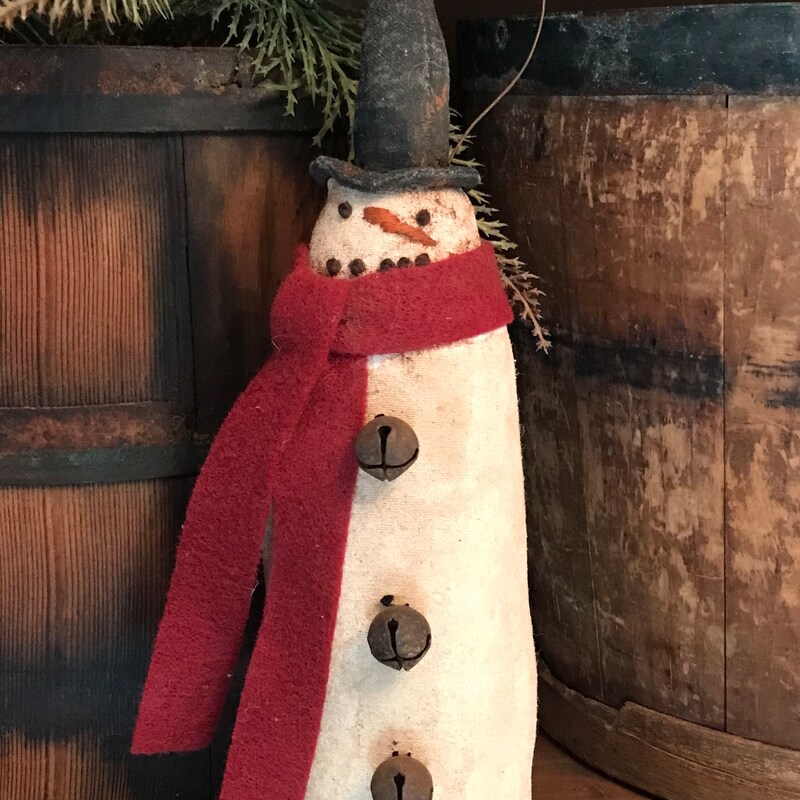 Primitive Snowman - Etsy