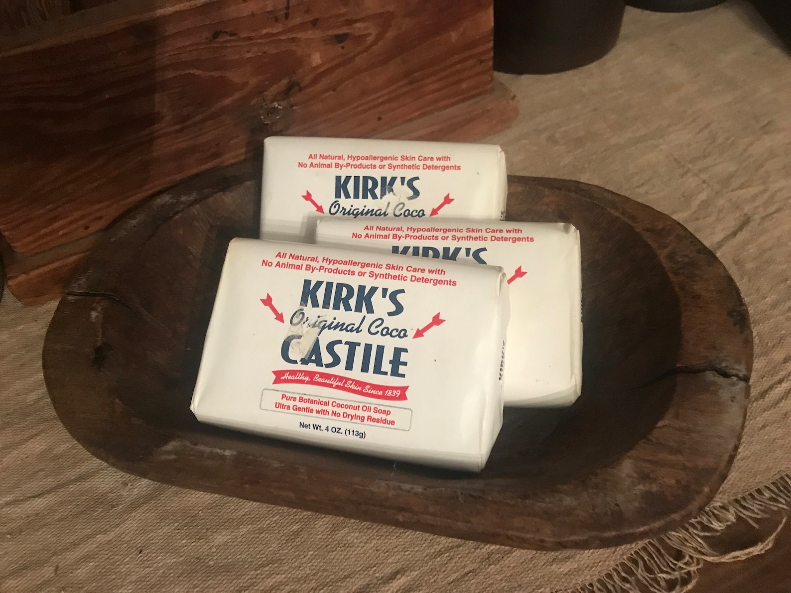 Old Bar Soap Pantry Kitchen Laundry Kirks Bar Soap Castile Cocoa ...